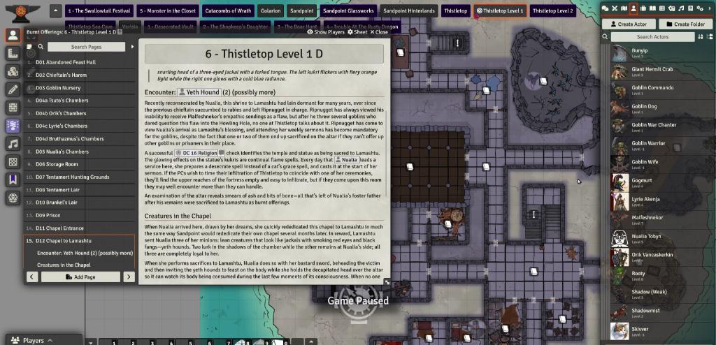My experience converting Rise of the Runelords to Pathfinder 2nd ...